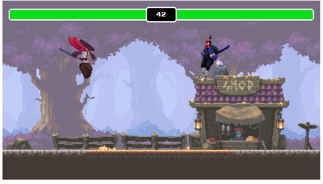 Samurai Fighter Game In Javascript With Source Code Sourcecodester